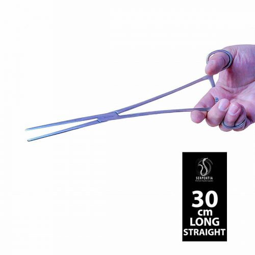 Straight Tip Feeding Tongs - Serpentia Reptile Feeding Forceps