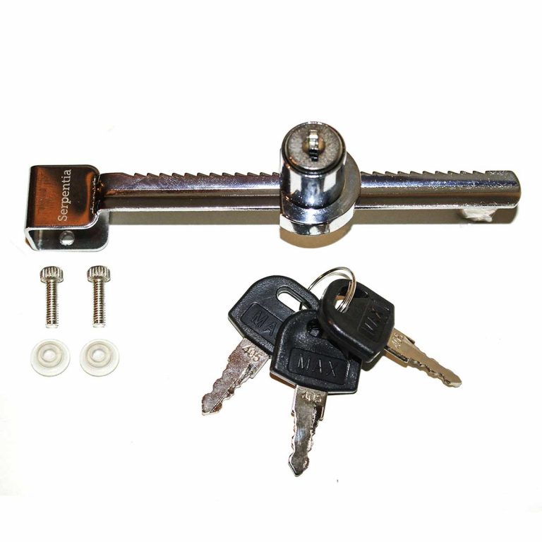 Vivarium Lock - 140mm Long with 3 keys - Serpentia