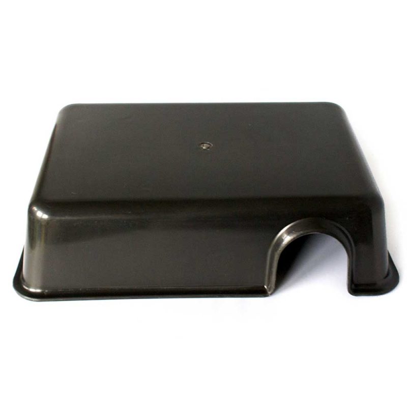 Large Reptile Hides - Serpentia Black Plastic Reptile Hides