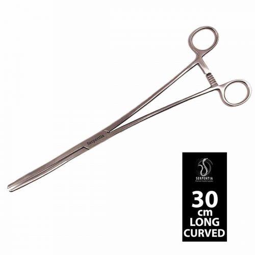 Curved Tip Feeding Tongs - Serpentia Reptile Feeding Forceps