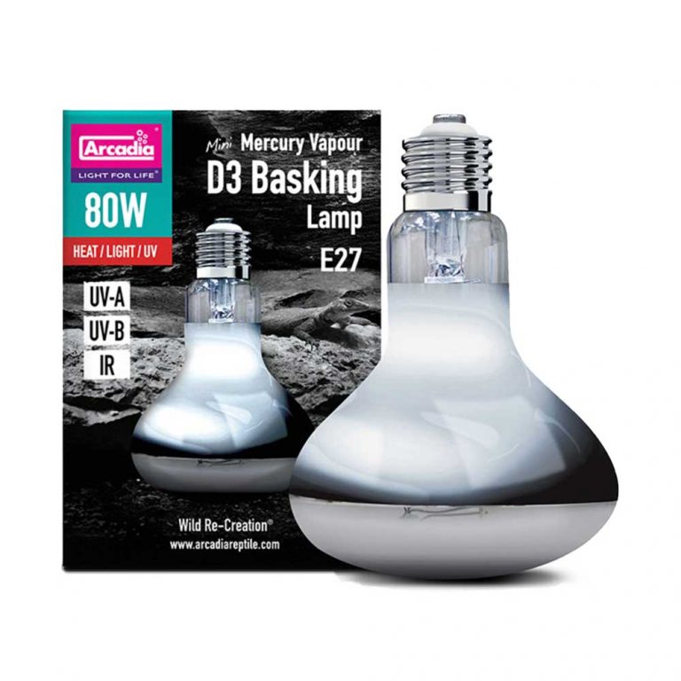 Arcadia D3 Basking Lamps - 2nd Generation, 80 Watts - Serpentia