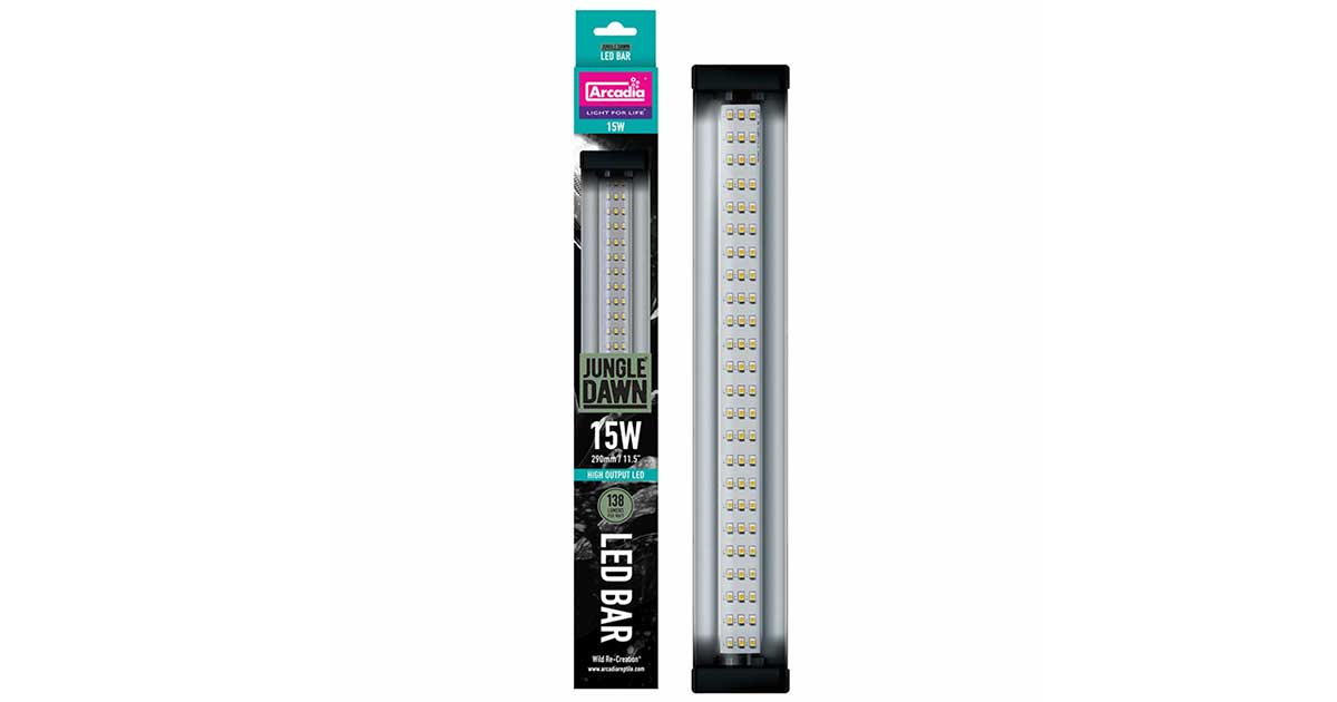 Arcadia Jungle Dawn Bar 15w - Full Spectrum LED Bar - Serpentia