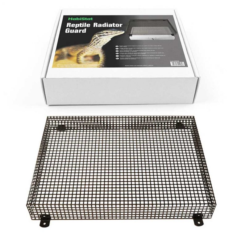 Habistat Reptile Radiator Guard, Black - Serpentia