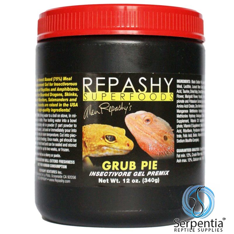 Repashy Grub Pie Reptile | Insectivore Gel Premix - Serpentia