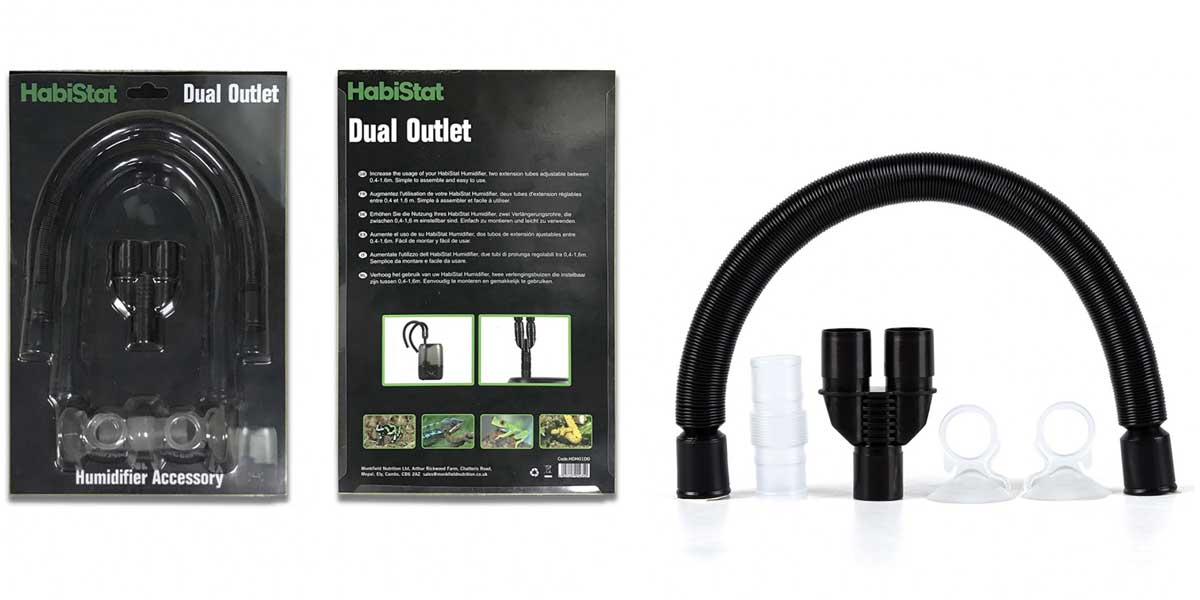 HabiStat Humidifier Dual Outlet Accessory Kit - Serpentia