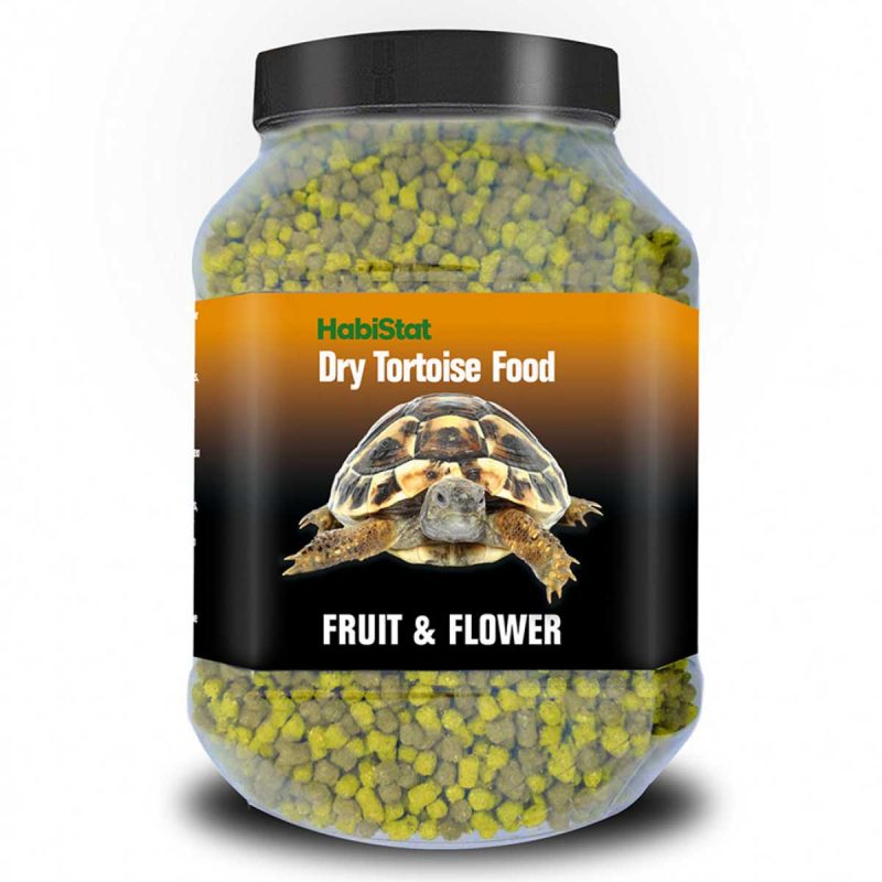 HabiStat Tortoise Food Pellets Fruit And Flower, 800g - Serpentia