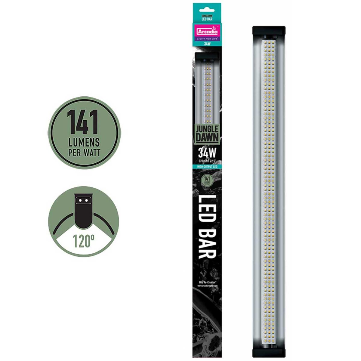 Arcadia Jungle Dawn LED Full Spectrum Lighting - Serpentia