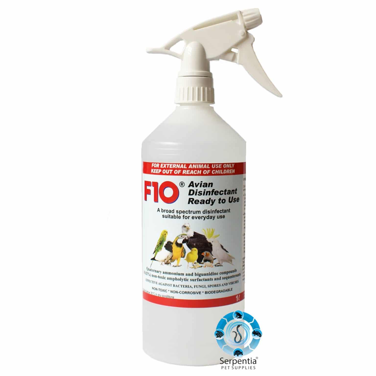 F10 Avian Disinfectant Ready To Use Spray - Serpentia Pet Supplies