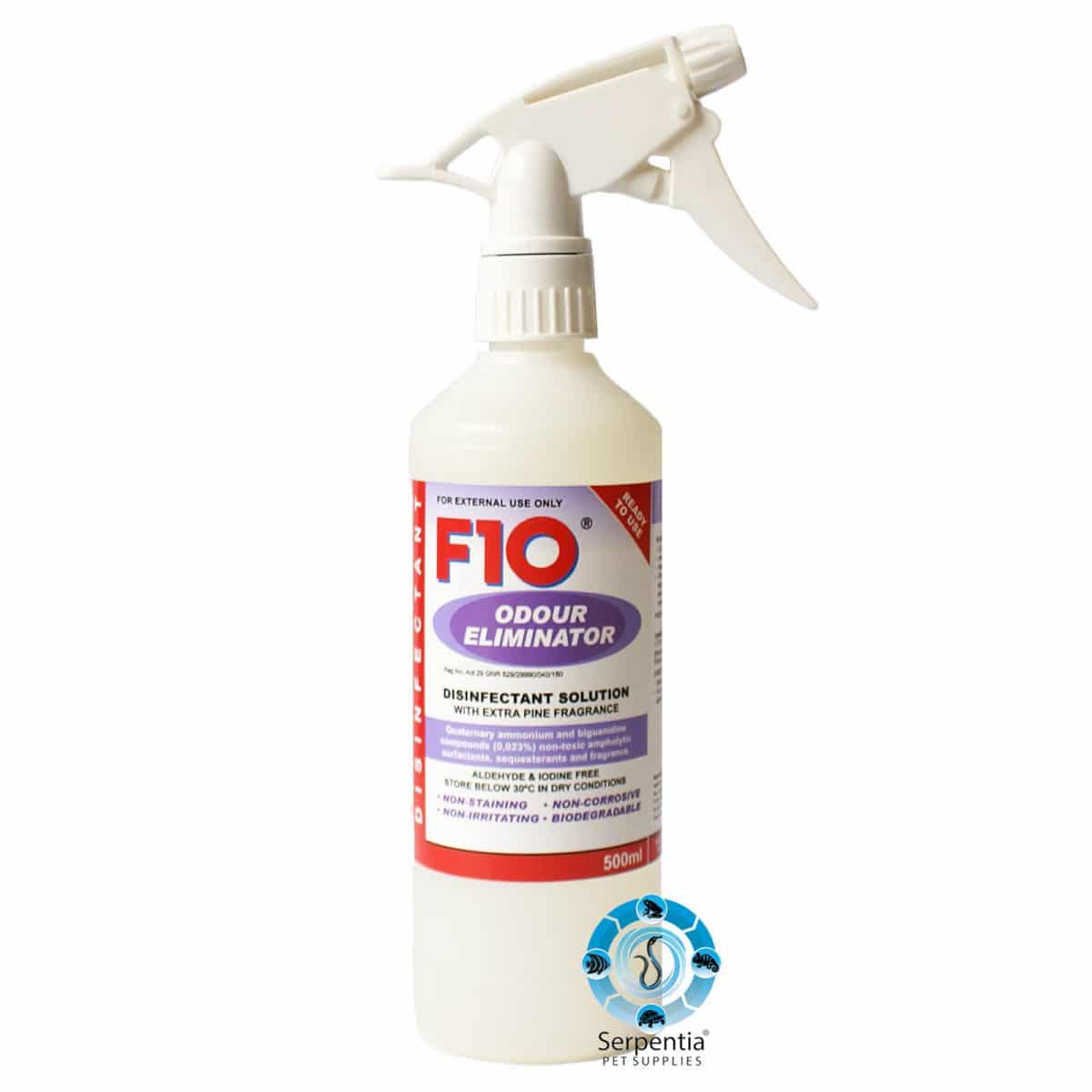 F10 Odour Eliminator Disinfectant 500ml - Serpentia Pet Supplies