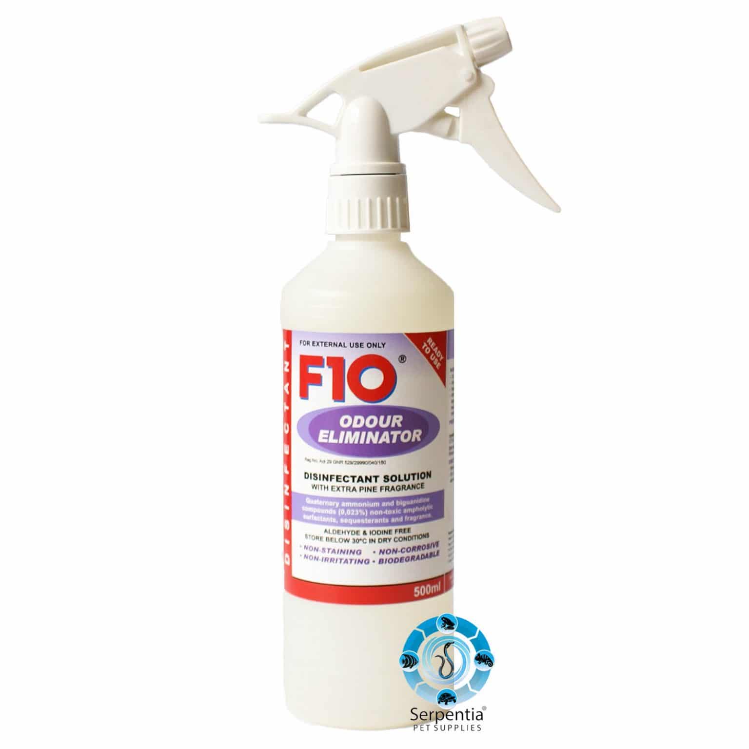 F10 Odour Eliminator Disinfectant 500ml - Serpentia Pet Supplies