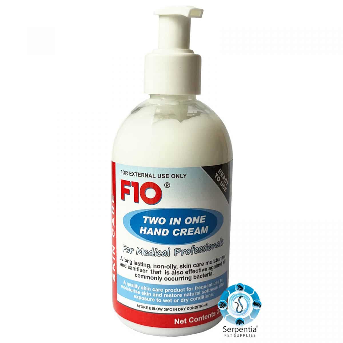 F10 Two In One Hand Cream 250ml - Serpentia Pet Supplies