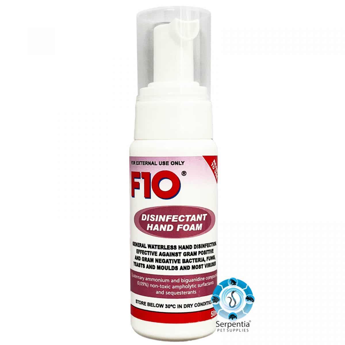 F10 Disinfectant Hand Foam 50ml - Serpentia