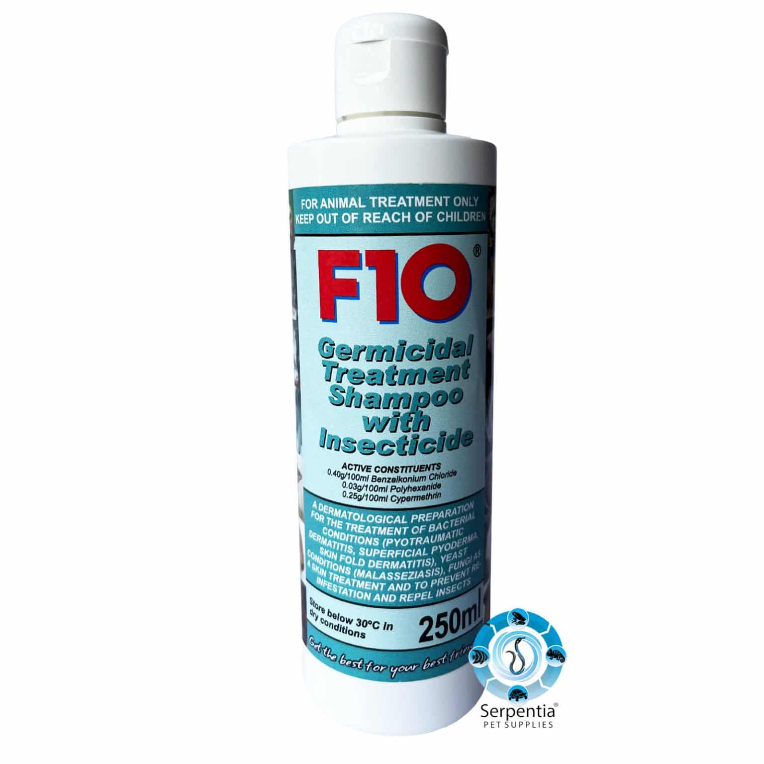 F10 Germicidal Treatment Shampoo With Insecticide - Serpentia