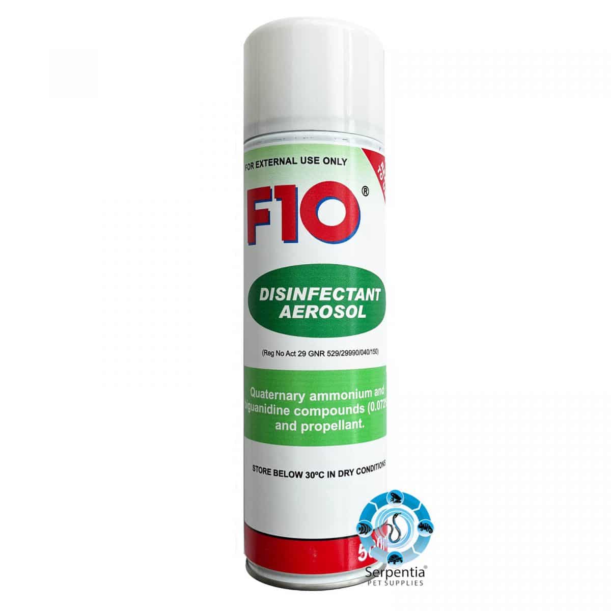 F10 Aerosol Disinfectant, 500ml - Serpentia Pet Supplies