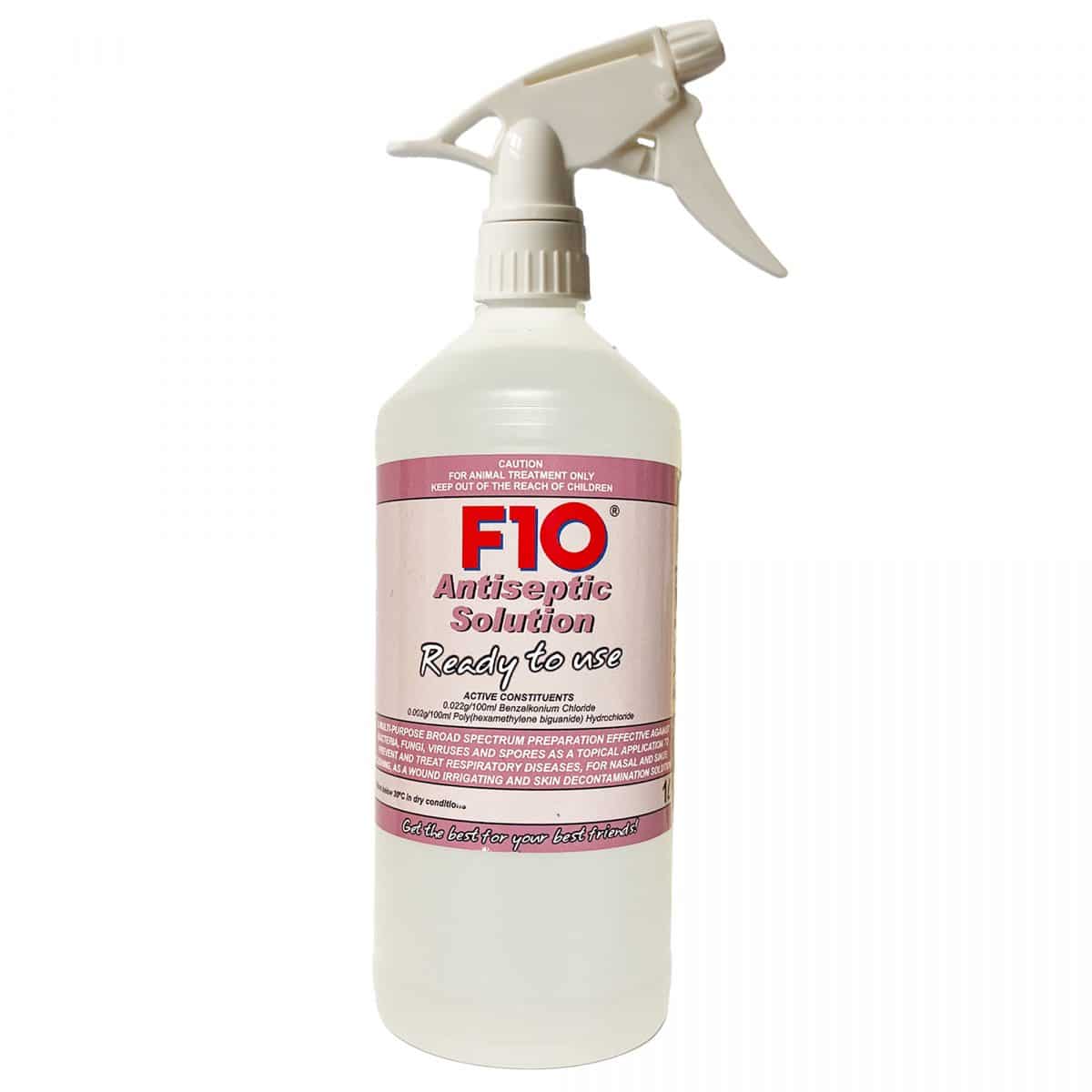 F10 Antiseptic Solution Ready To Use Spray 1000ml - Serpentia